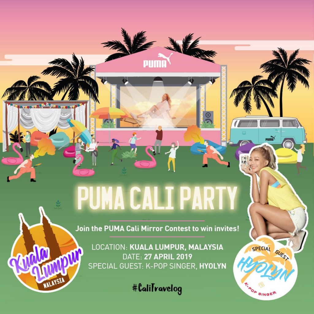 PUMA Cali Mirror Contest: Win a Chance to Party with K-Pop Star Hyolyn ...